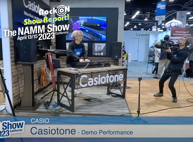 NAMM 2023 Day 1 : CASIO | Rock oN Company | DTM DAW 音響機器