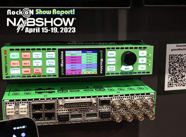 NAB 2023 Day 2 : LYNX Technik | Rock oN Company | DTM DAW 音響機器