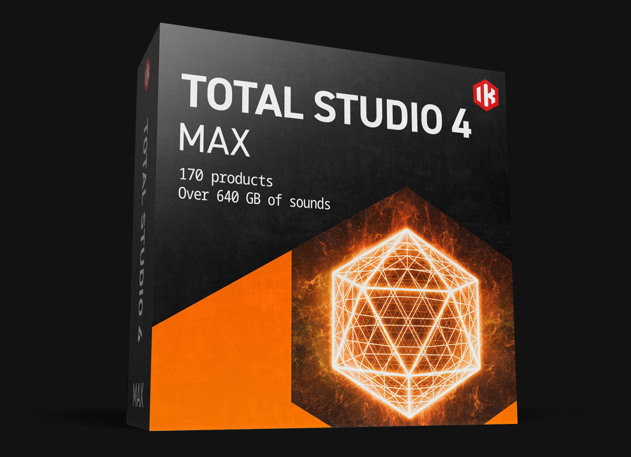 IK MULTIMEDIA 最上位バンドル最新版 Total Studio 4 MAX リリース!各種 MAX バンドルも再編成して新登場！ | Rock oN Company | DTM ...